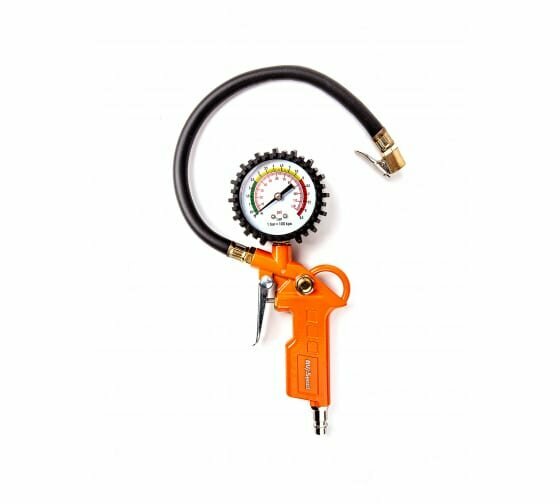 Пистолет для накачки шин 360мм до 8 атм "AV Steel"