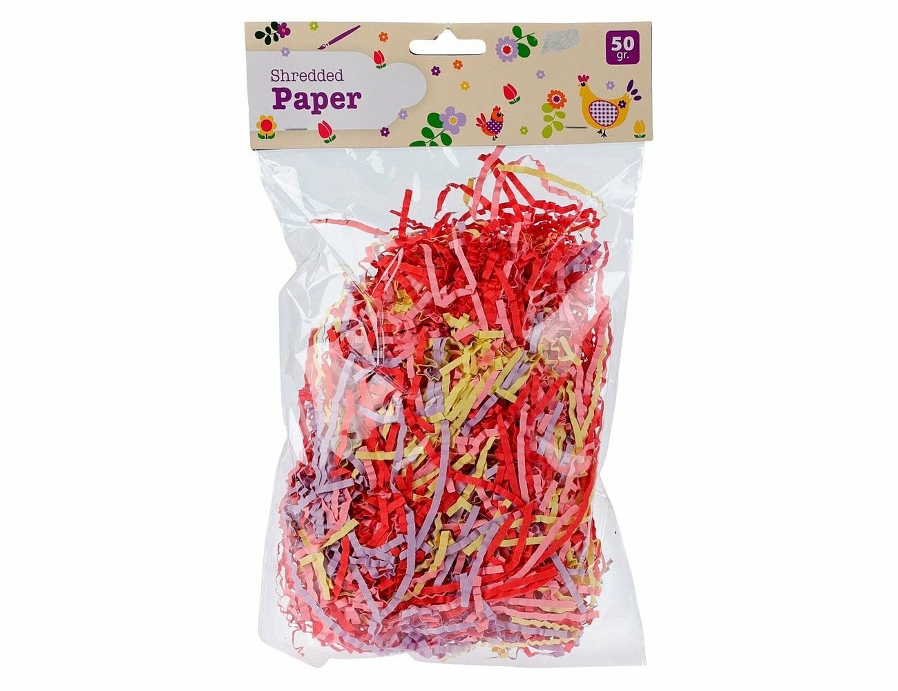 Декоративный наполнитель для подарочной упаковки, красный микс, 50 г, Koopman International