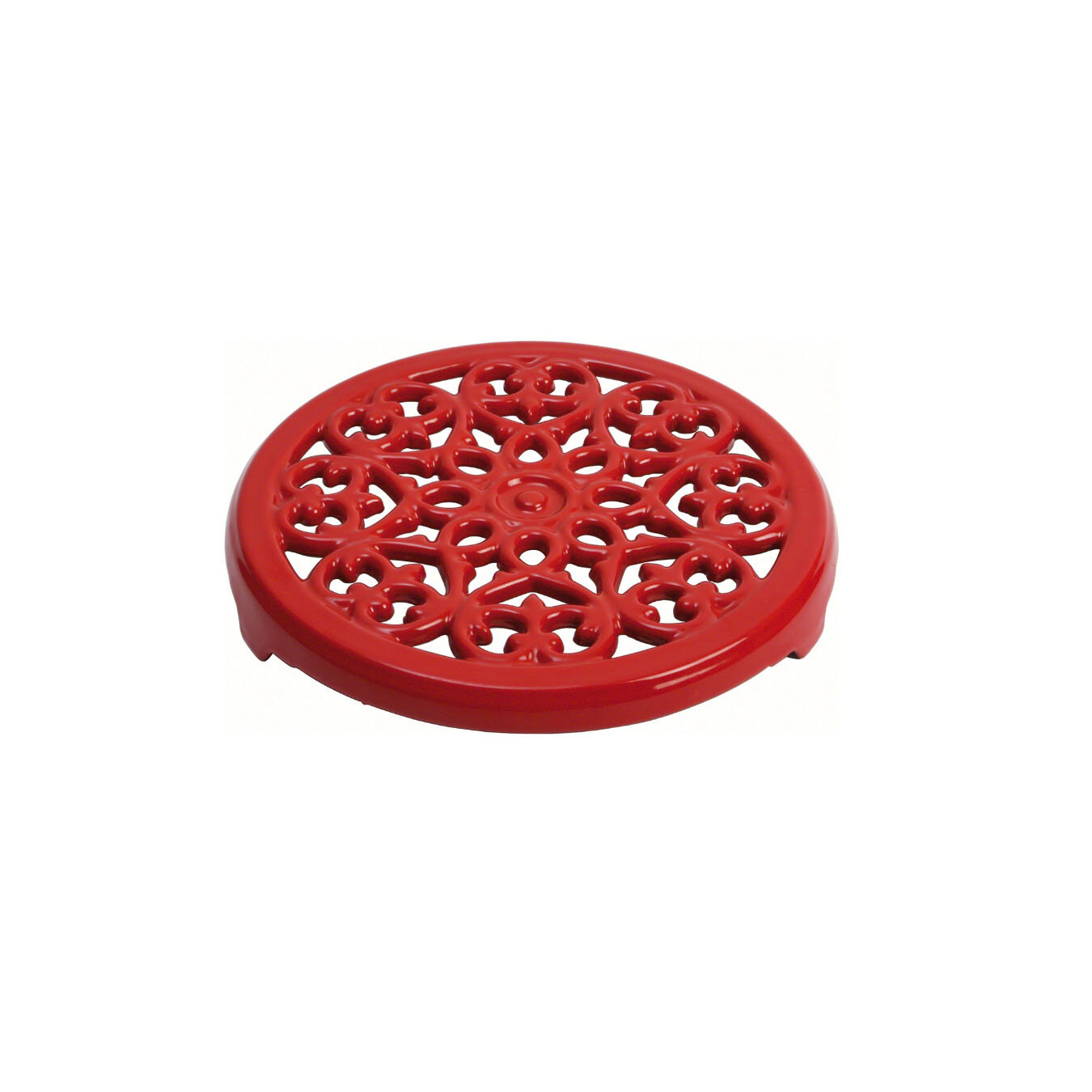 Подставка чугунная под горячее Staub чугунная, 23 см, вишневая