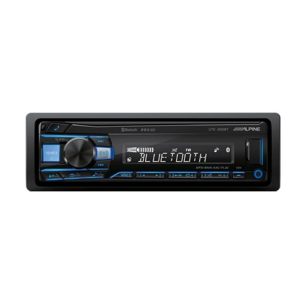 Автомобильный цифровой медиа-ресивер ALPINE UTE-200BT