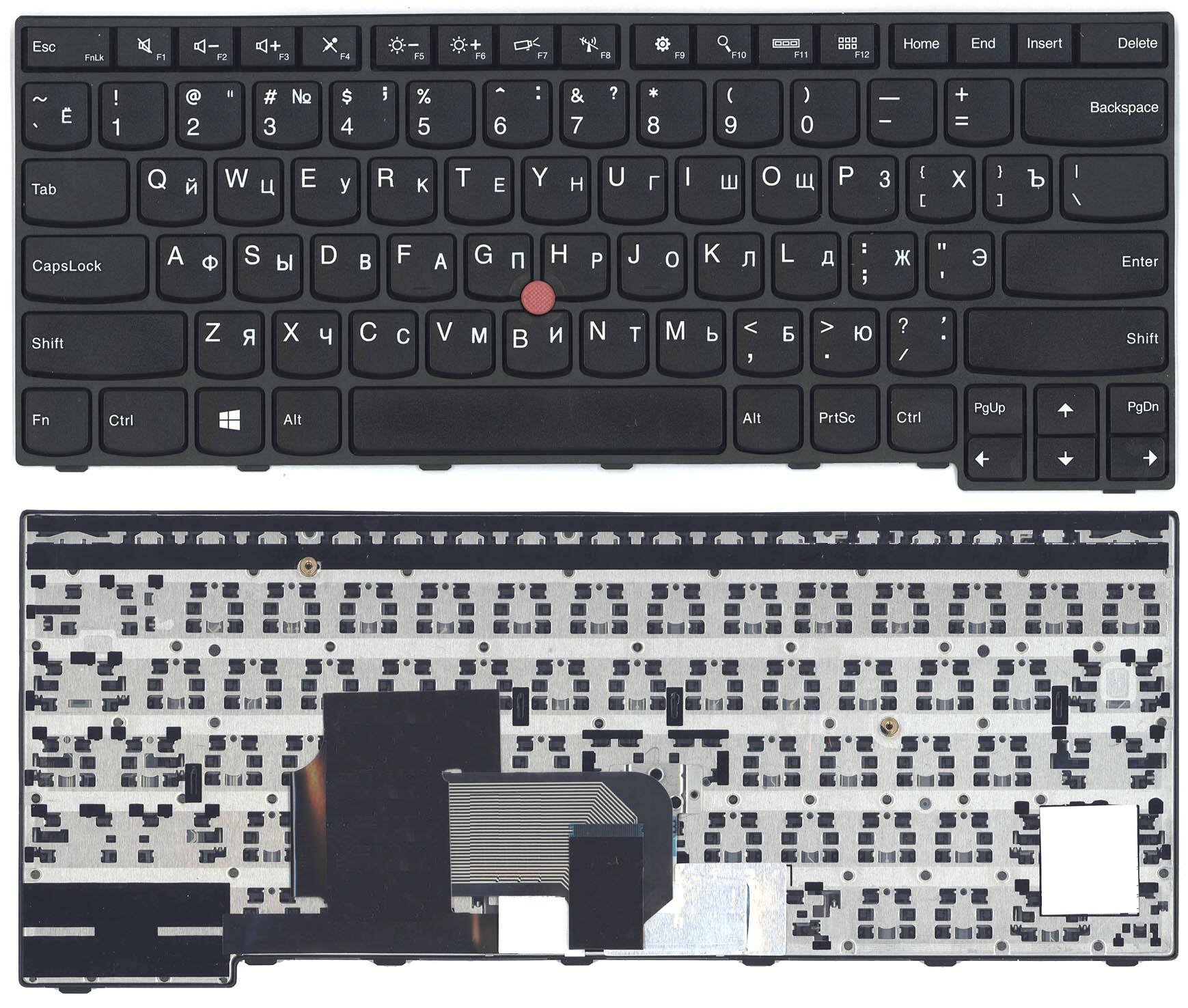 Клавиатура для ноутбука Lenovo ThinkPad E450 E455 E450C черная