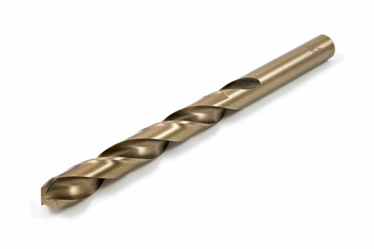 Сверло по металлу кобальт 12,0 мм Novocraft Cobalt M35 уменьш. хвостовик 10 mm, DIN 338, уп. 1 шт.