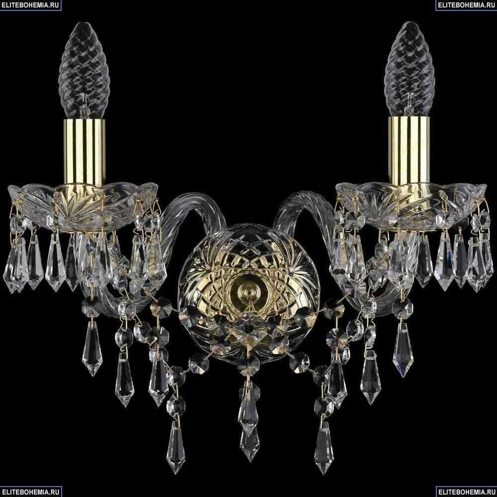 1403B/2/141/G Хрустальное бра Bohemia Ivele Crystal