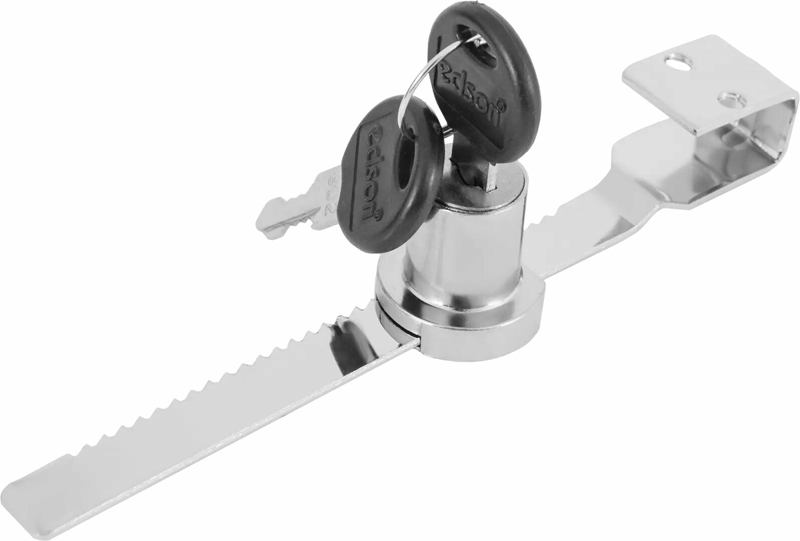 Замок для стеклянной двери L040 19/20, 12 мм, металл, цвет хром