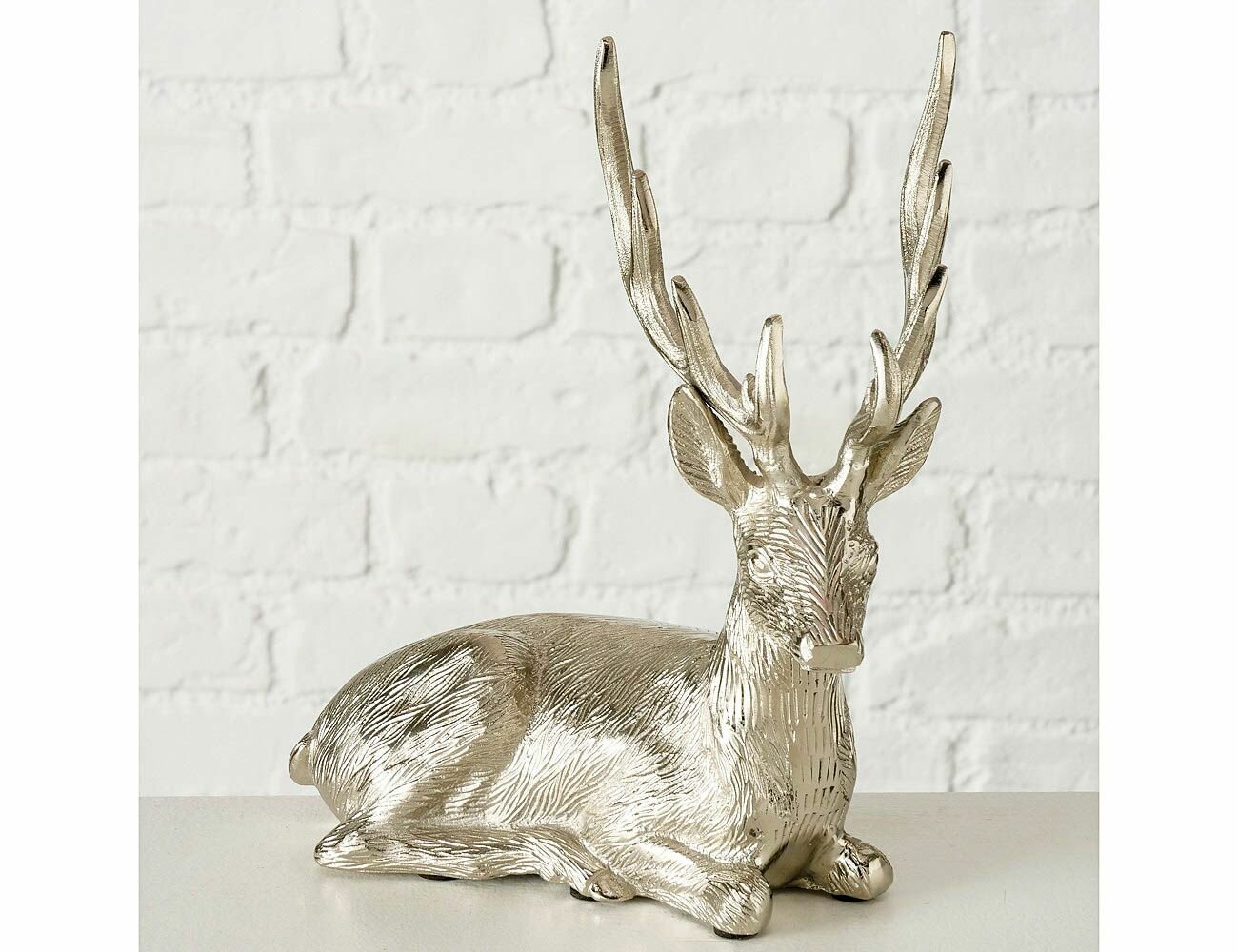 Декоративная фигурка олень аржан, металл, 26 см, Boltze 2014397