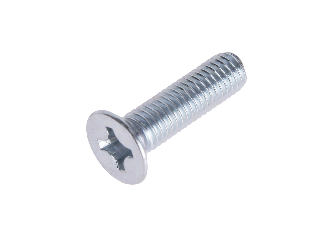Винт М8х1.25х30 с потайной головкой под крест