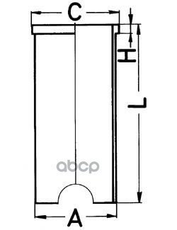 Гильза d76.5 KOLBENSCHMIDT арт. 89163190