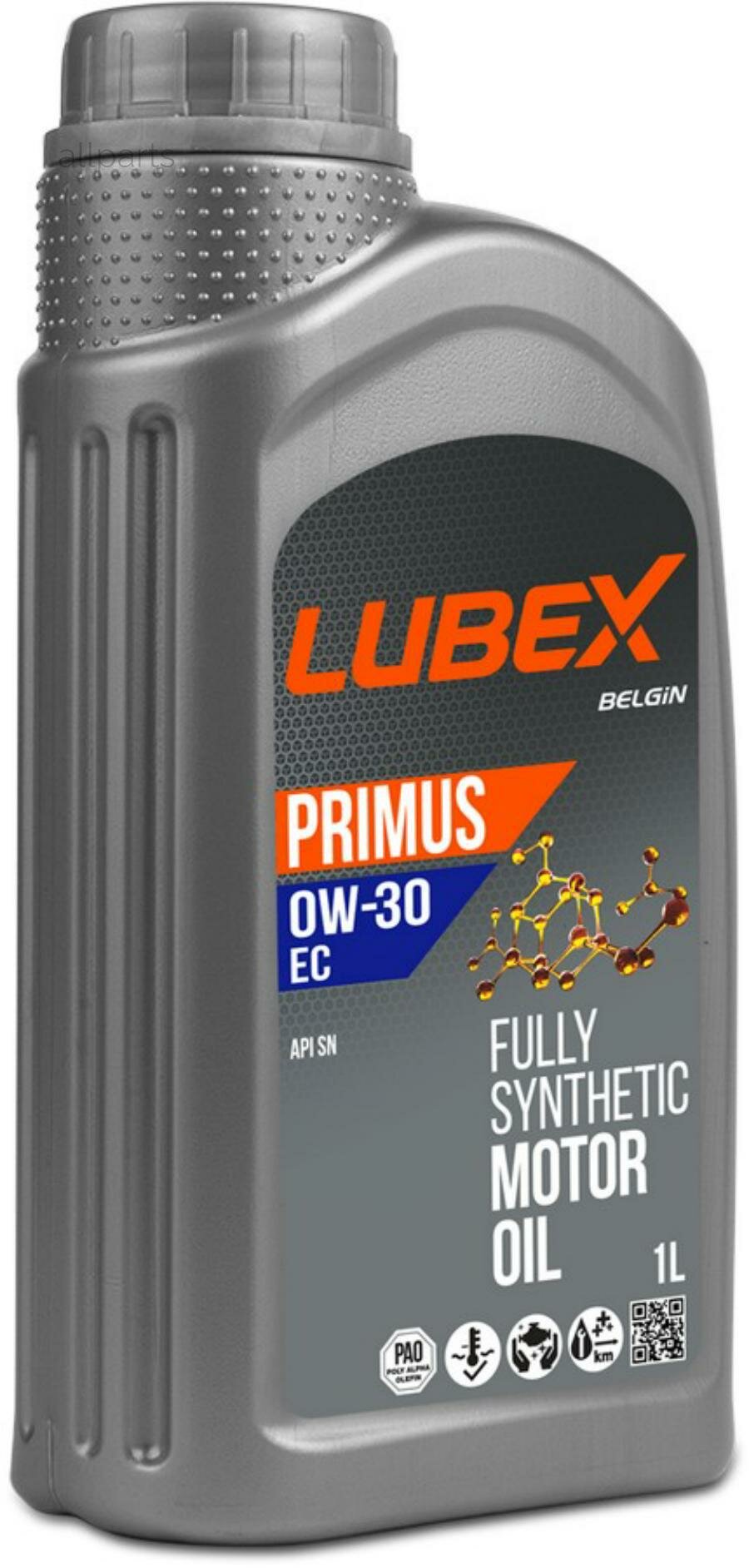 LUBEX L034-1298-1201 Масло моторное PRIMUS EC 0W-30 1l