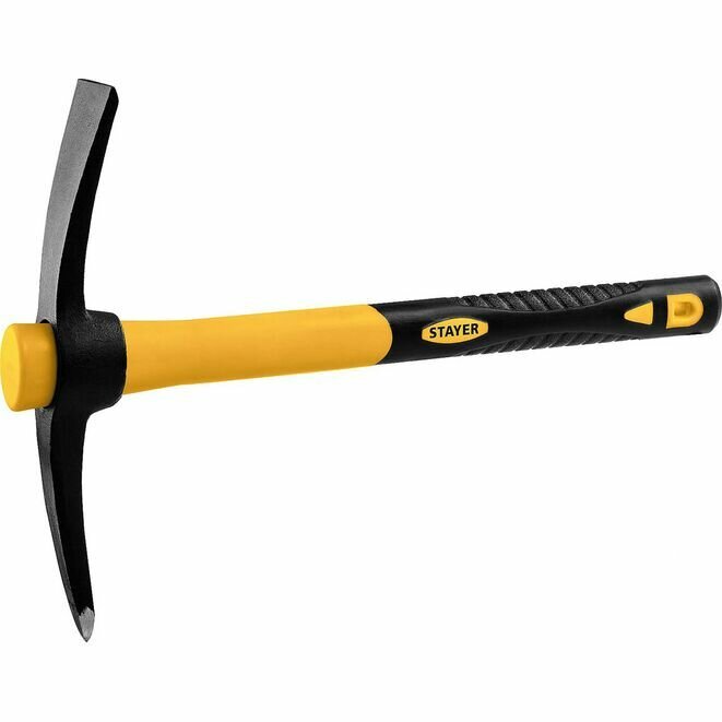Кирка с фиберглассовой рукояткой STAYER 400 г, 350 мм, Professional
