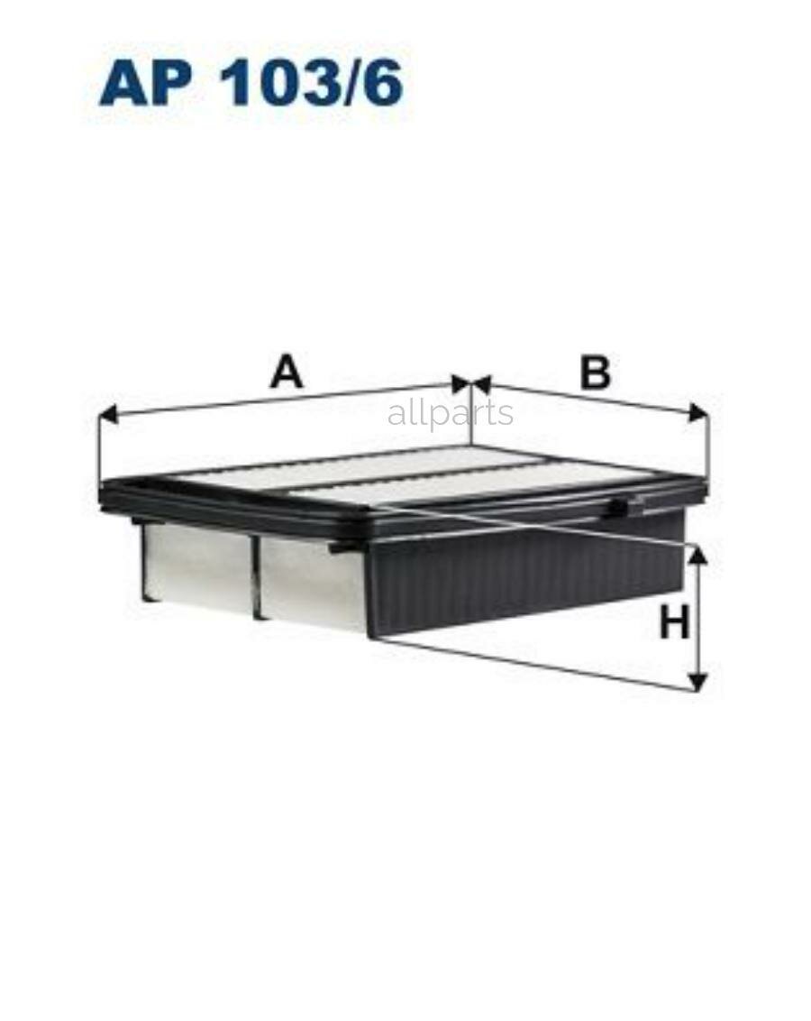 FILTRON AP1036 фильтр воздушный FILTRON