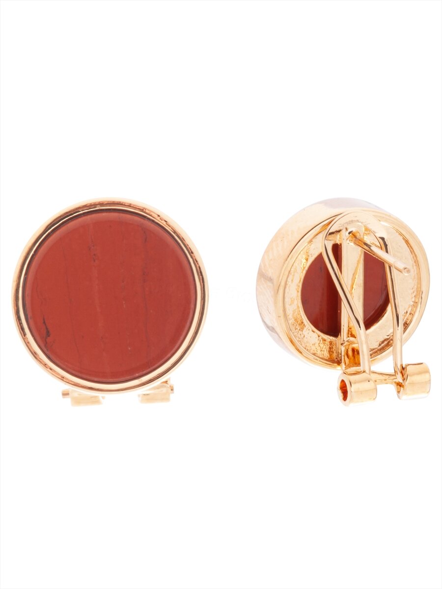 Серьги, яшма