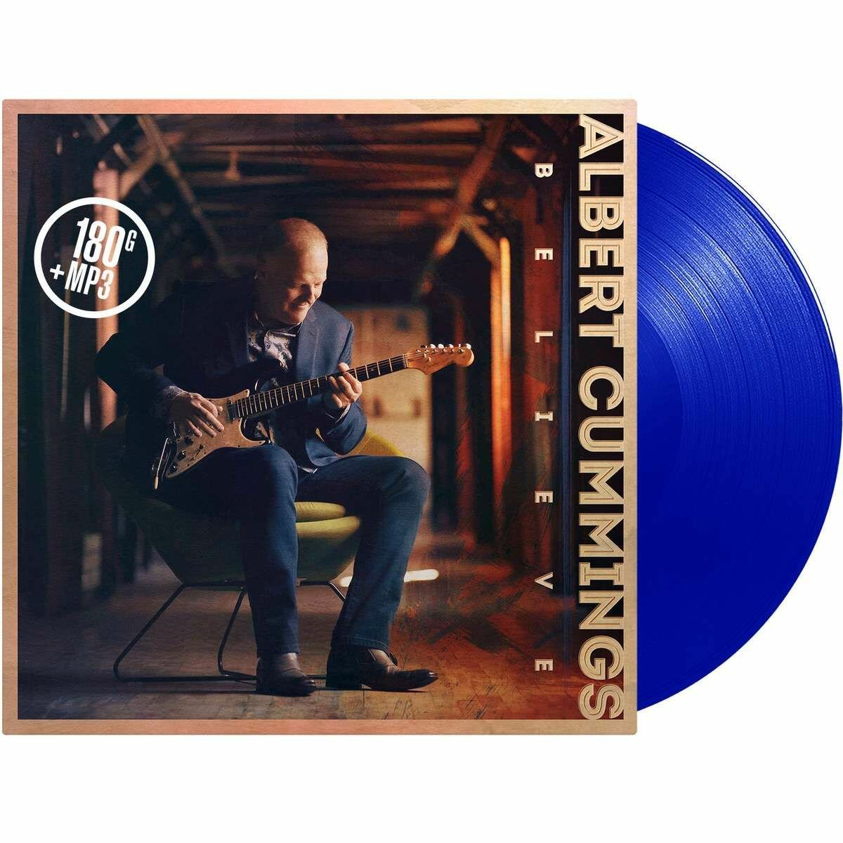 Виниловая пластинка Albert Cummings - Believe (180g) (Limited Edition) (Translucent Blue Vinyl) (1 LP)