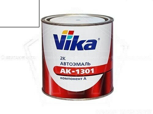 Автоэмаль вика 2к акриловая ак-1301 (белая 201) 0,85 кг (201)