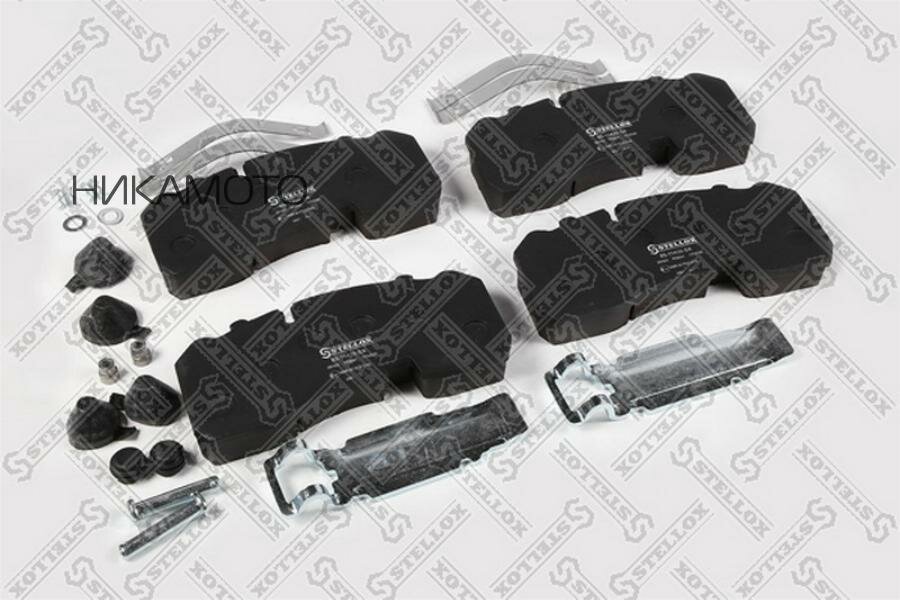 STELLOX 8511428SX колодки дисковые ! с полн. р/к 29165 210x92.5x30. отв. датч5мм \BPW (05/03>) KNORR SB374