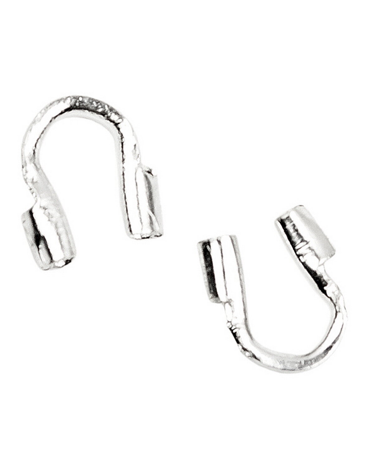 Концевики защитные посеребренные (1 гр. 30-33 шт.)