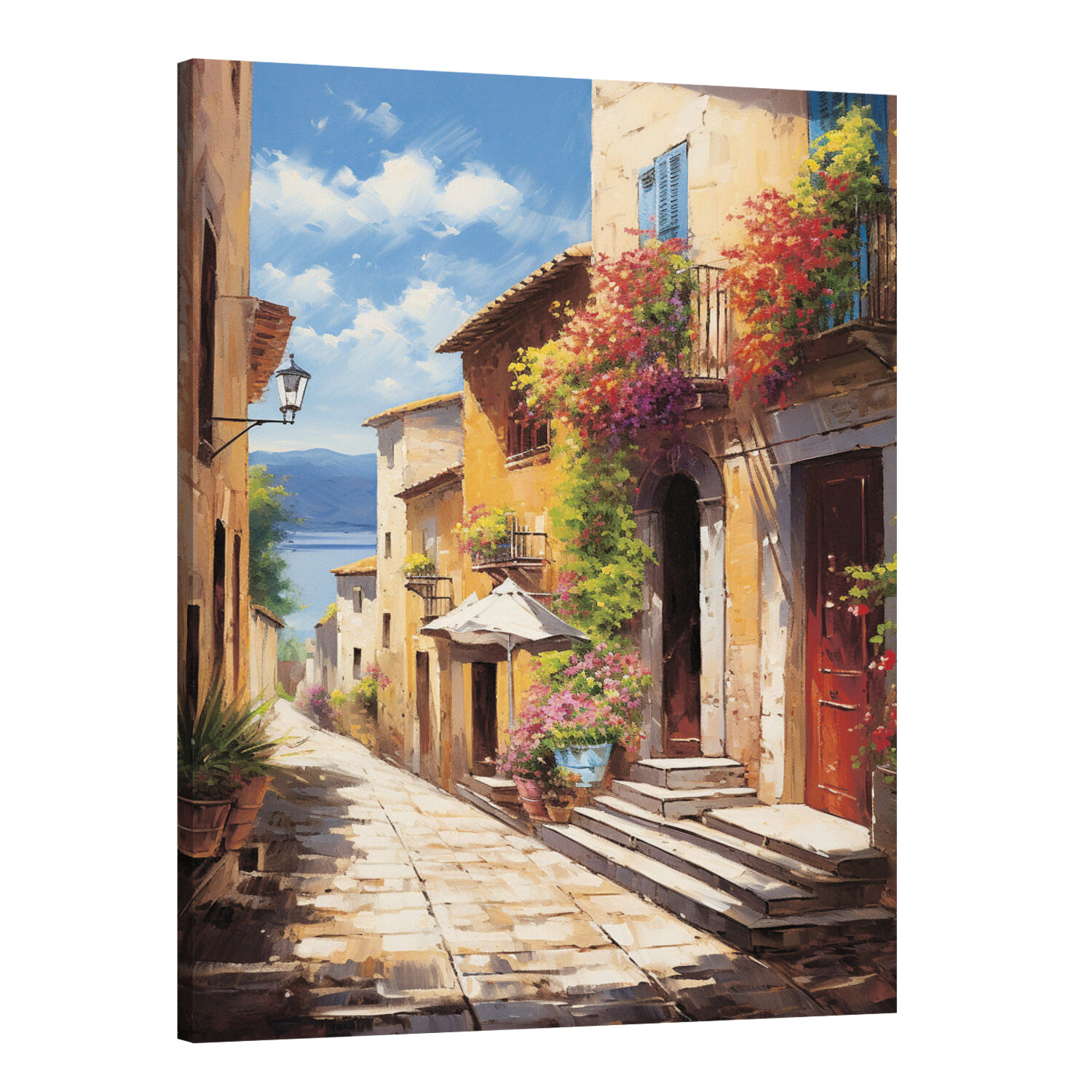 Интерьерная картина 50х70 "Городские перспективы"