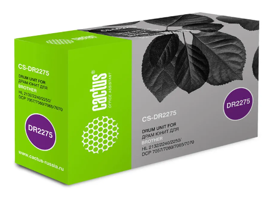 Блок фотобарабана Cactus CS-DR2275 DR-2275 черный ч/б:12000стр. для DCP 7057/7057R/7060 Brother