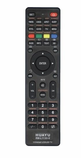 Универсальный пульт RM-L1130+12 для LCD LED TV