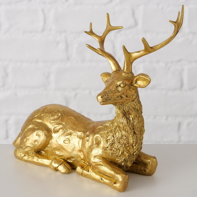 Декоративная фигурка Олень Джентл 17 см, Boltze (Больтце), 2039476
