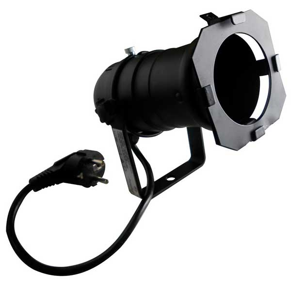 SHOWLIGHT PAR-20 Black - Прожектор типа парблайзер, цвет: черный, цоколь: E-27, 0.75mm2 x 50cm(VDE), шт