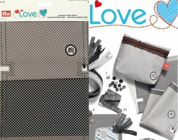 Коллекция "Love"-Ткань для изготовления сумочки с рисунком "Слон" PRYM 931951