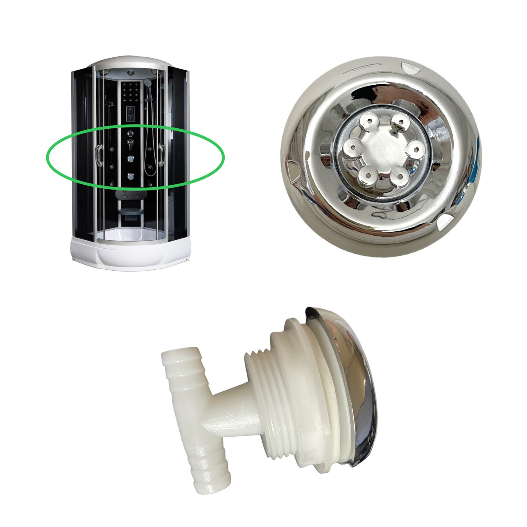 Форсунки для душевых кабин, 6 шт