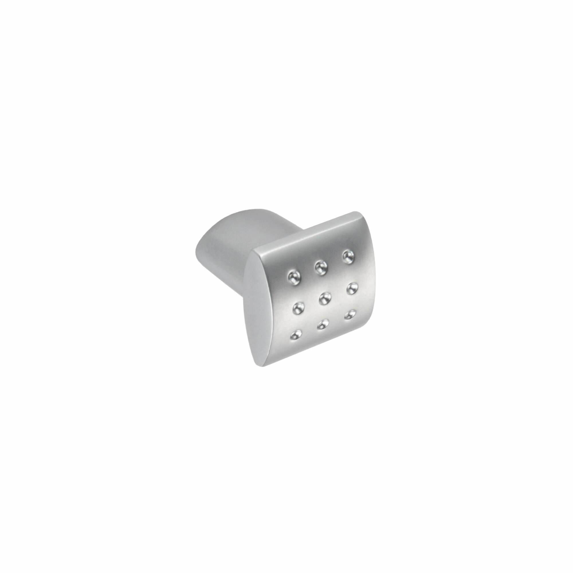 Мебельная ручка-кнопка EDSON 1293 SATIN CHROME (комплект 2 штуки) | матовый хром