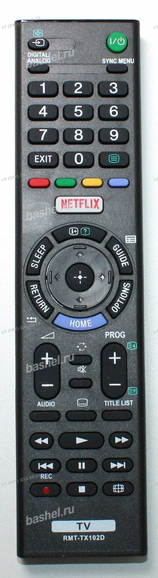 Sony RMT-TX102D, Пульт ДУ