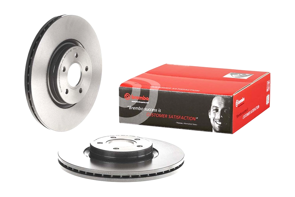 BREMBO 09. A728.11 (0986479310 / 09A72810 / 09A72811) диск тормозной передний (Комплект 2 штуки)