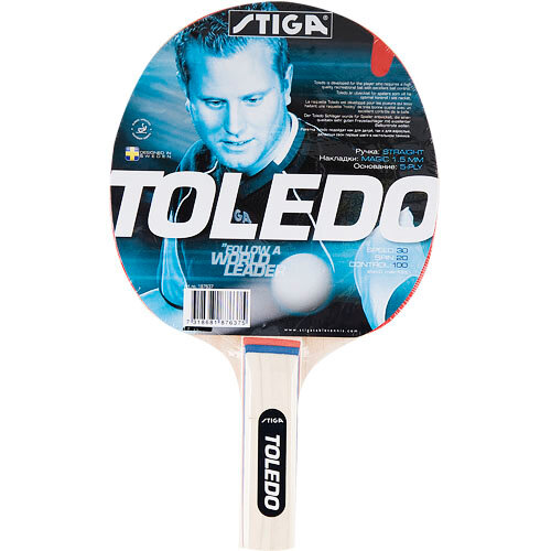 Ракетка для настольного тенниса STIGA Toledo, одобрена ITTF