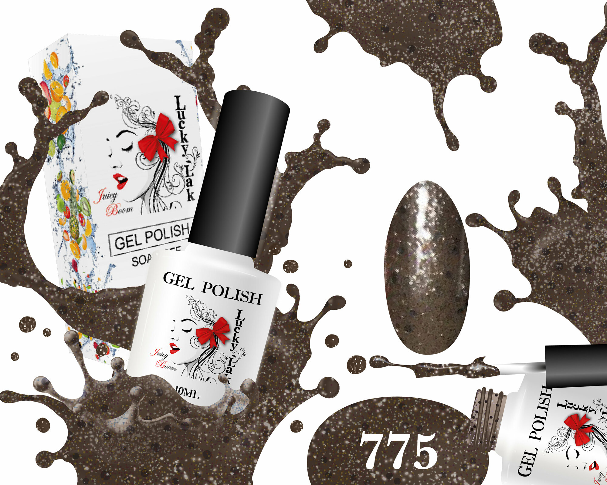 Гель лак LUCKY LAK 775