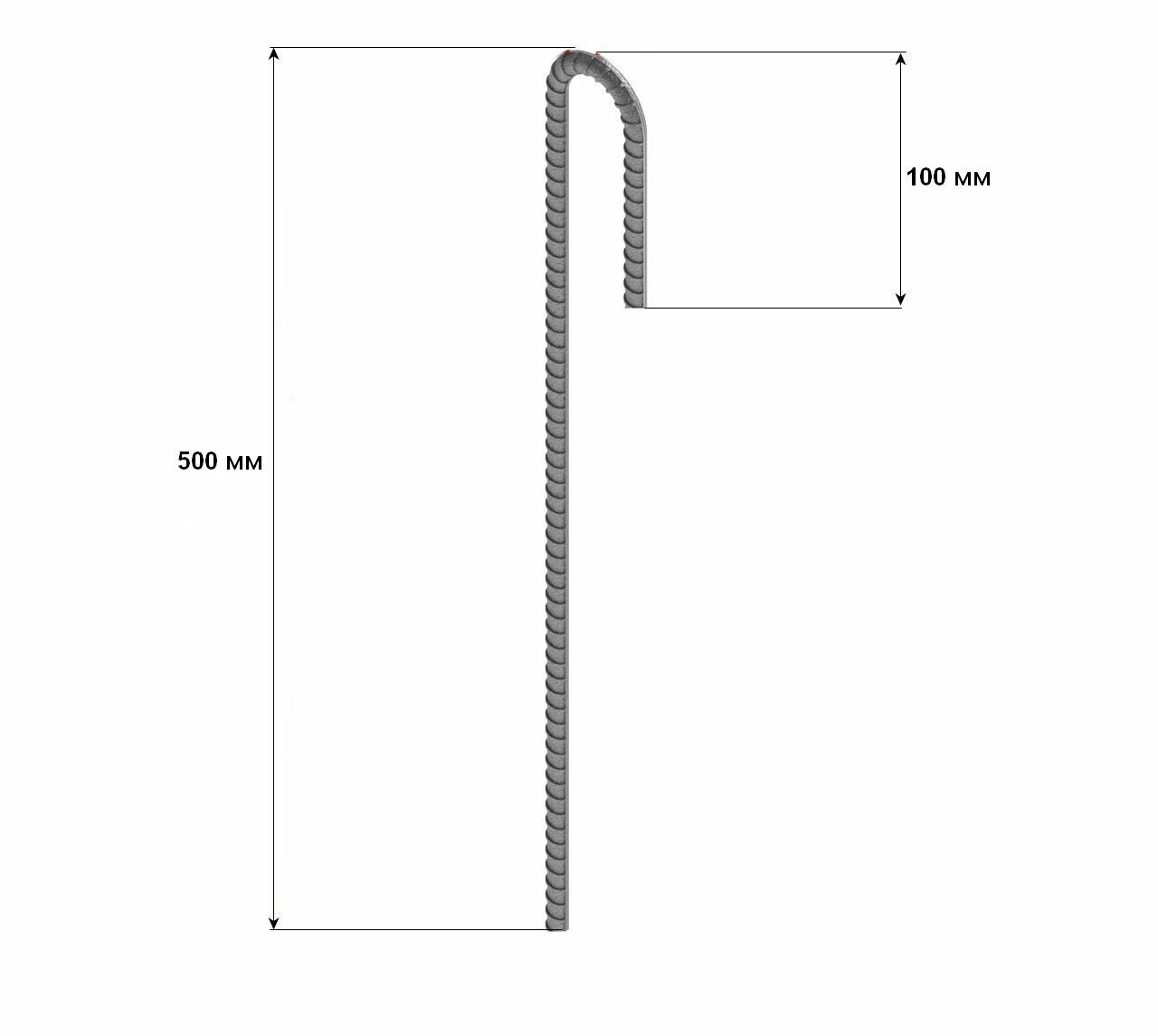 Анкер для георешетки 500х8 мм (50 штук)
