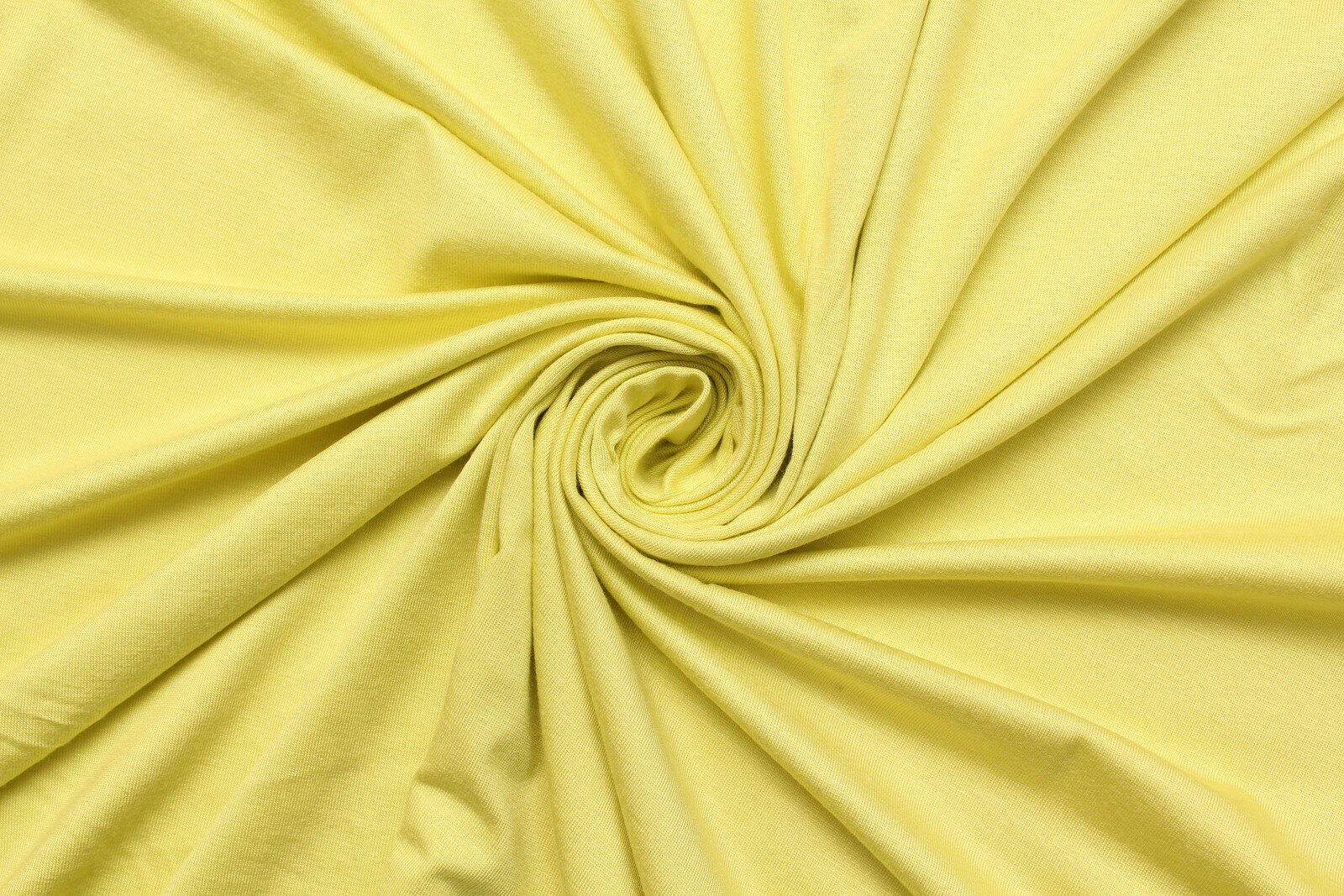 Ткань Трикотаж стрейч жёлтый лайм , ш170см, 0,5 м