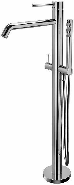 Смеситель для ванны с душем Paffoni Light LIG032CR, латунь, управление рычажное