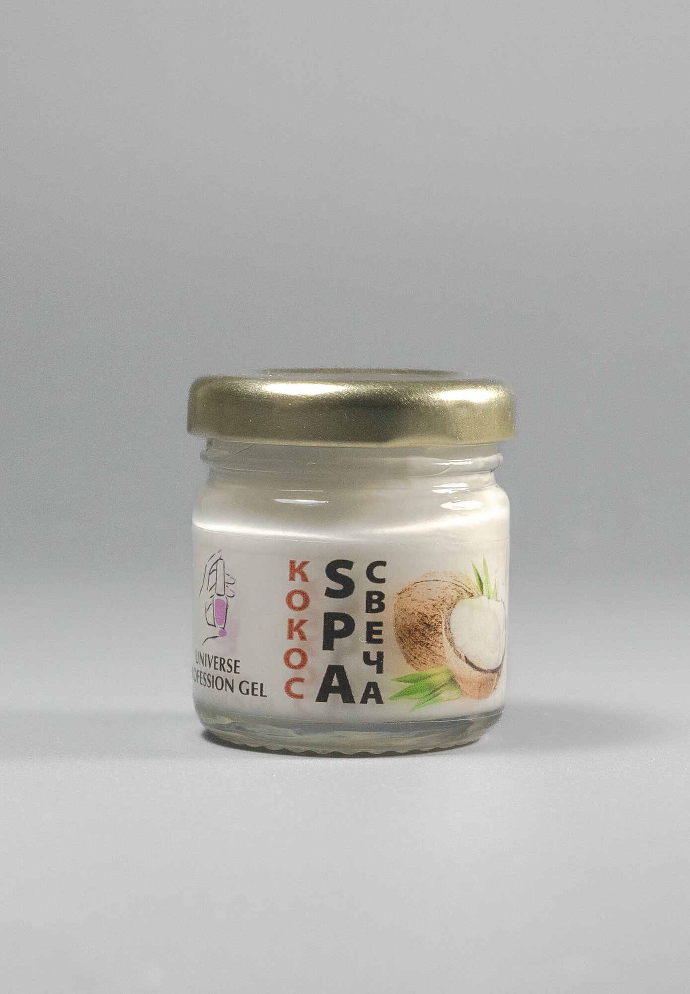 SPA Свеча Universe Profession Gel Кокос 30мл — фото 1