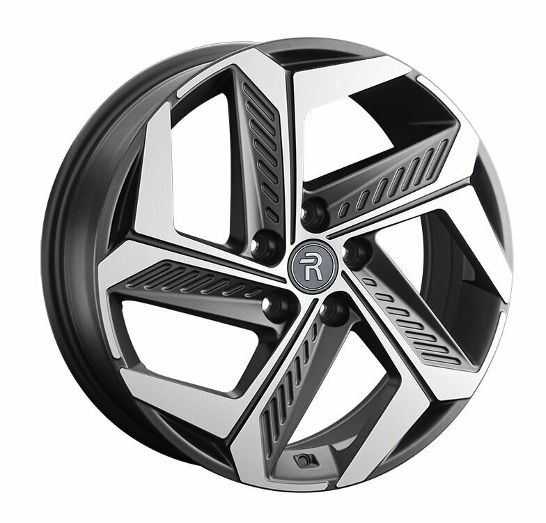 Колесный диск Replay HND352 19x7.5" PCD5x114,3 ET49,5 D67,1 темно-серый матовый с полированными лучами