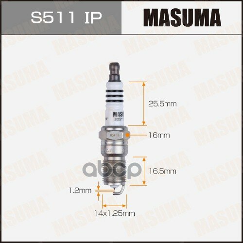 Свеча зажигания MASUMA IRIDIUM+PLATINUM (ITR6F13) Masuma арт. S511IP