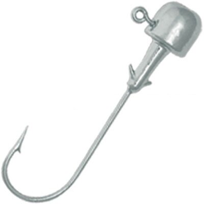 Джиггер для рыбалки Eagle Claw Worm Nose № 02 02,6g серебро, (упк. 10шт.)