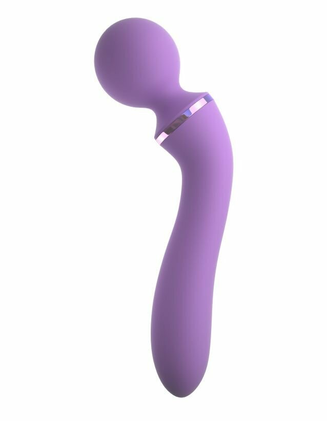 Двусторонний вибратор Pipedream Fantasy For Her Duo Wand Massage-Her, сиреневый