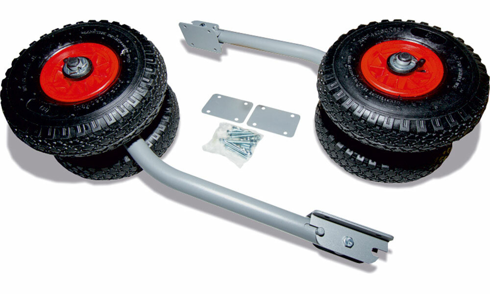 Транцевые колеса №1.4, двойные удлиненные, трансформер, откидные