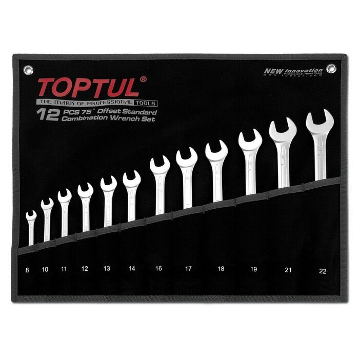 Набор ключей комбинированных 8-22мм 12шт GPAN1201 TOPTUL