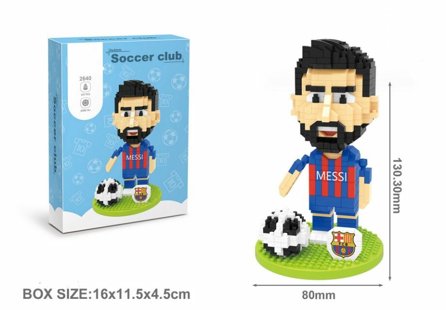 3д конструктор футболист, 3D фигурка Месси