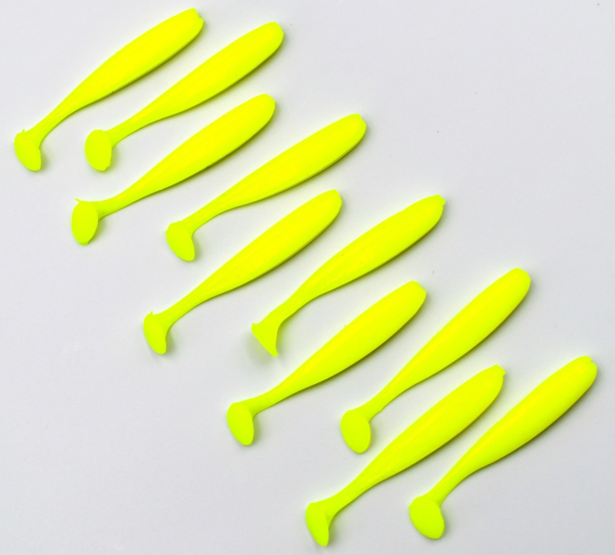 Силиконовая приманка виброхвост 10 штук Мягкая приманка для рыбалки 2" Япония на окуня; судака; щуку