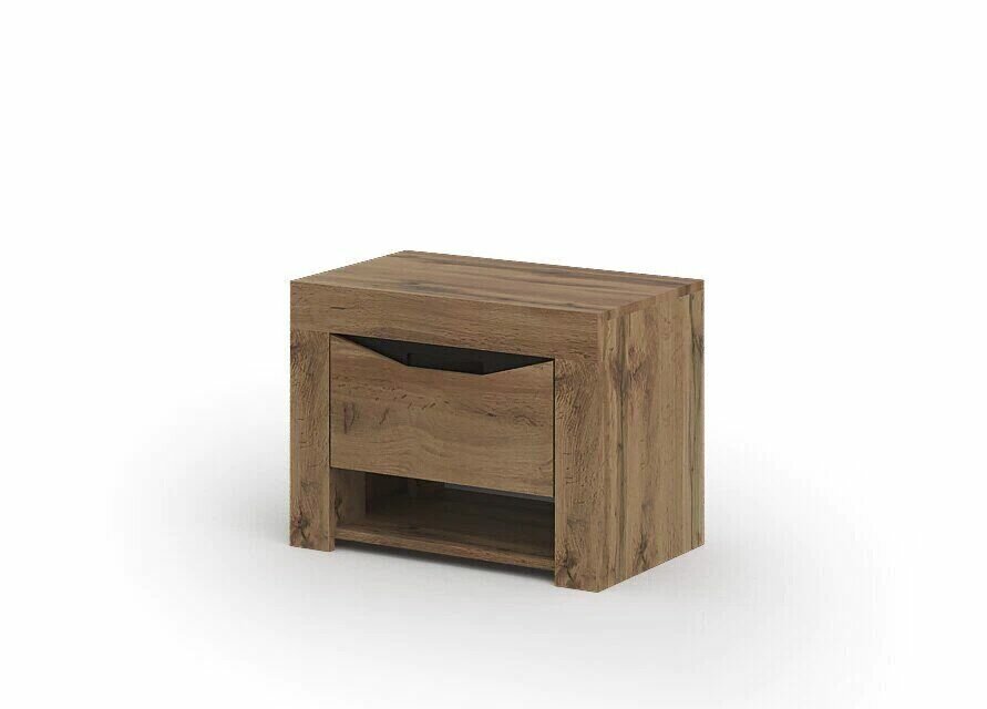 Тумба прикроватная ТП 701 «Паола», дуб крафт золотой (600х372х450)