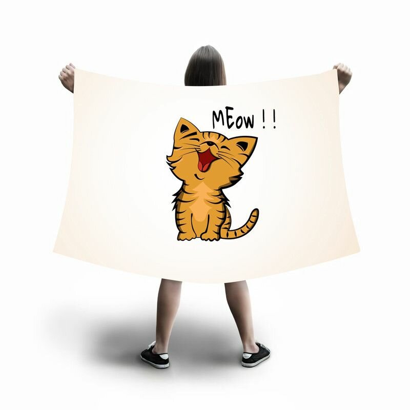 Флаг "Котики" - 06, Размер: 75х50 см.