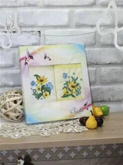 Набор кухонных полотенец, Праздничное настроение, Cherir, 38x64 см, 2 шт.
