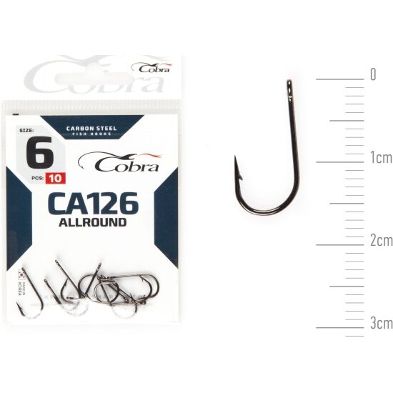Крючки Cobra ALLROUND CA126 размер 006 10шт.