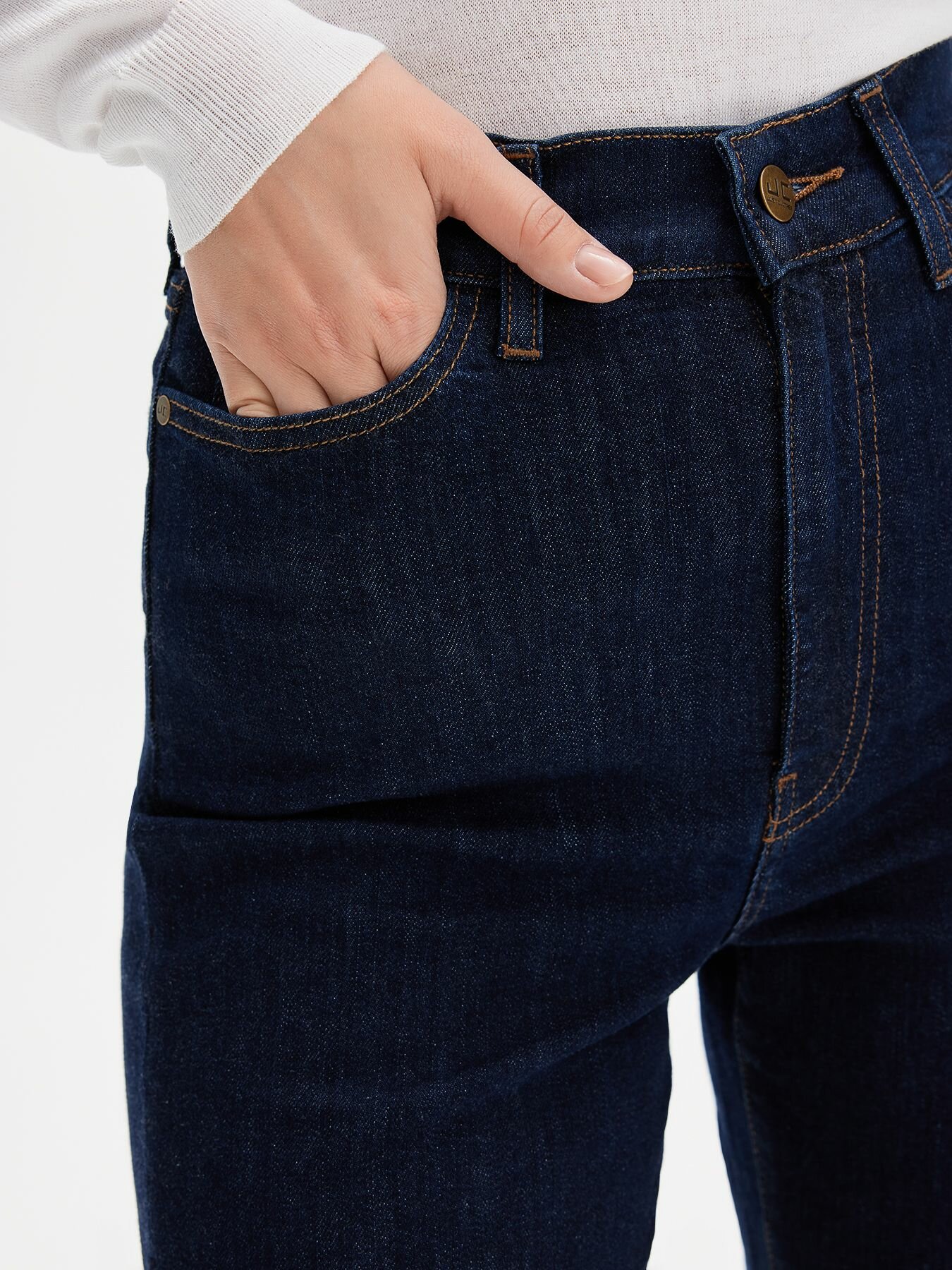 Джинсы JUST CLOTHES, размер 27, насыщенный темно-синий — фото 1