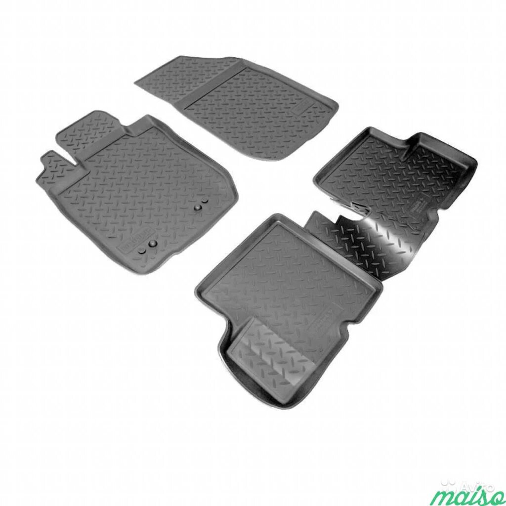 Коврики салона Renault Duster 4WD 2010 г. в полиуретан "NORPLAST"