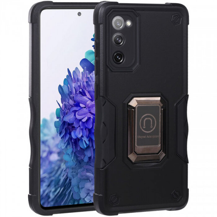 Magnet Ring Противоударный чехол с кольцом под магнитный держатель для Samsung Galaxy S20 FE